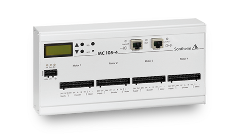 MC 105 – Drive control for up to 4 DC motors with up to 5 A